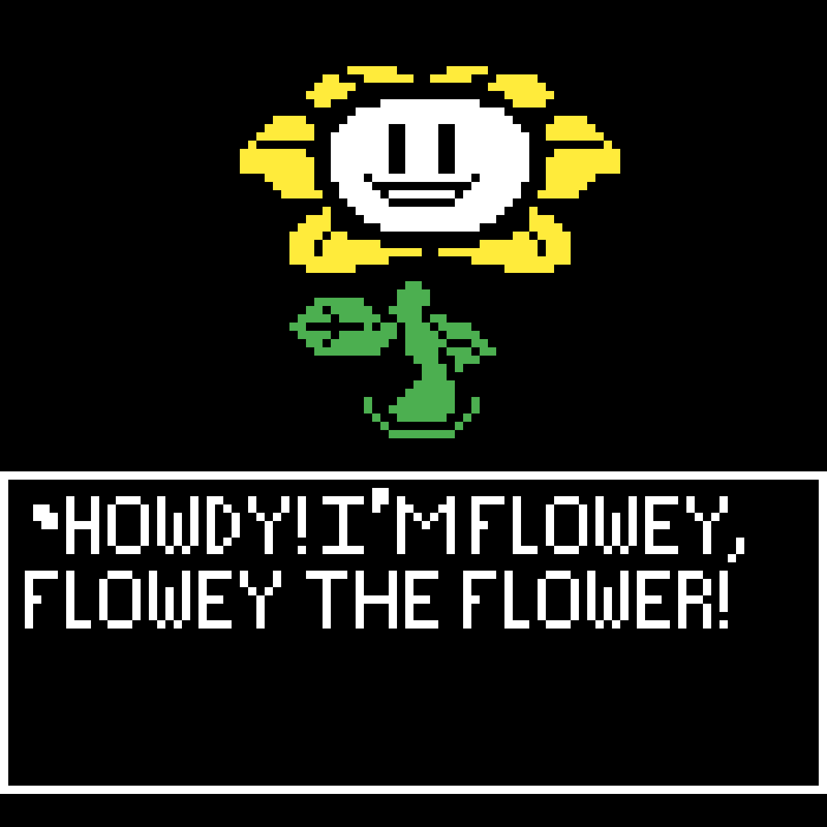 Pixilart - Flowey The Flower by PixelBit-Art