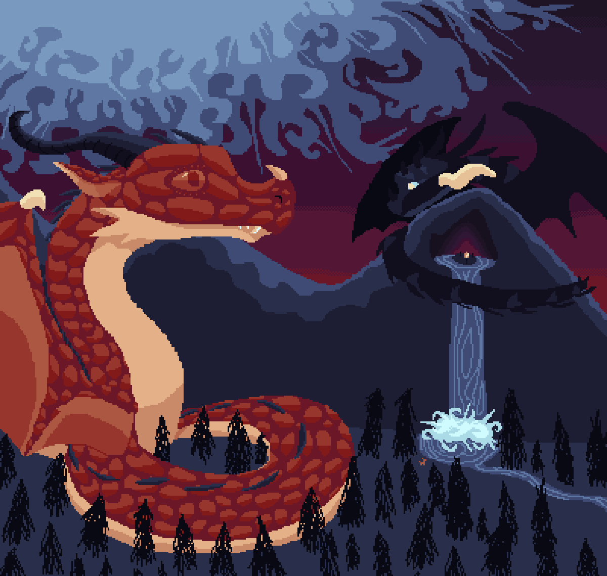 Pixilart - Garnet the Dragon by Thunderbird509