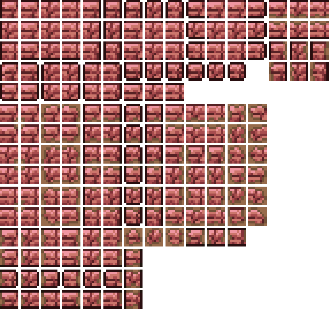 Pixilart - Terraria Tile ID #478 | Crimstone Brick by tSpritesheeter