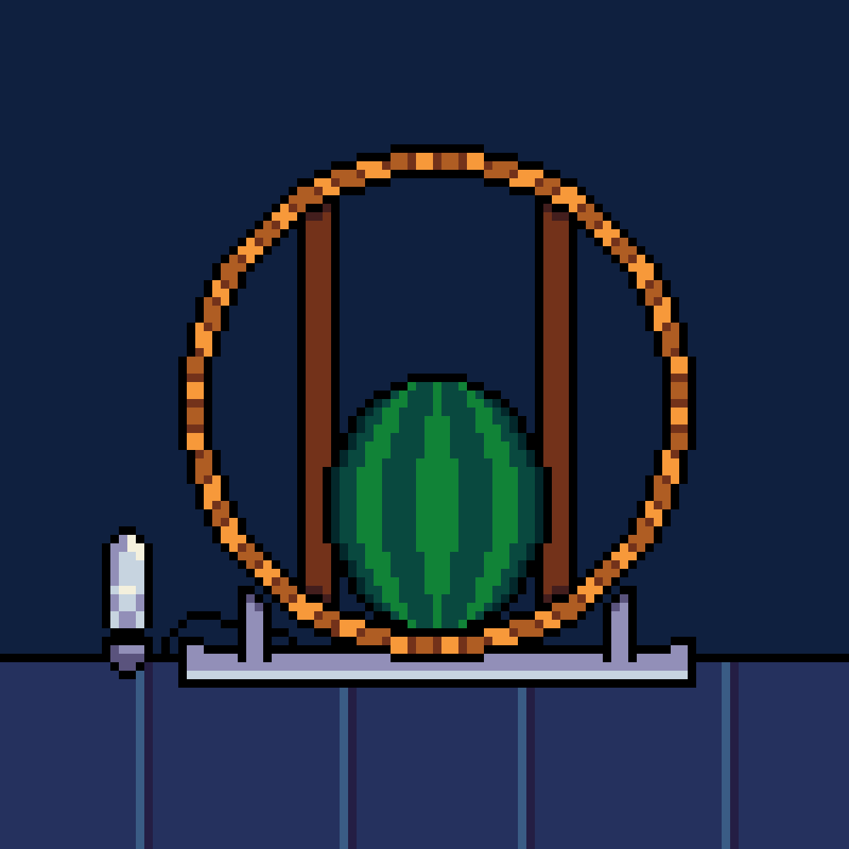 Pixilart - Running Watermelon by Saturnity