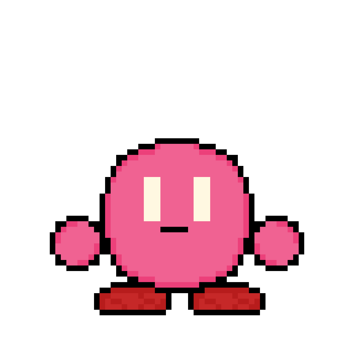 Pixilart - Big Kirby Base by Techonic