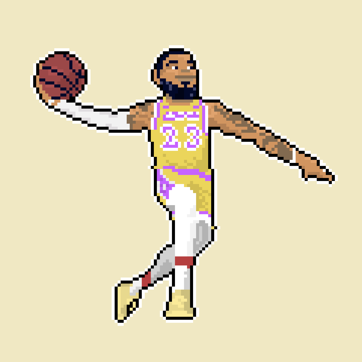 Pixilart - LeBron James by RamRex999