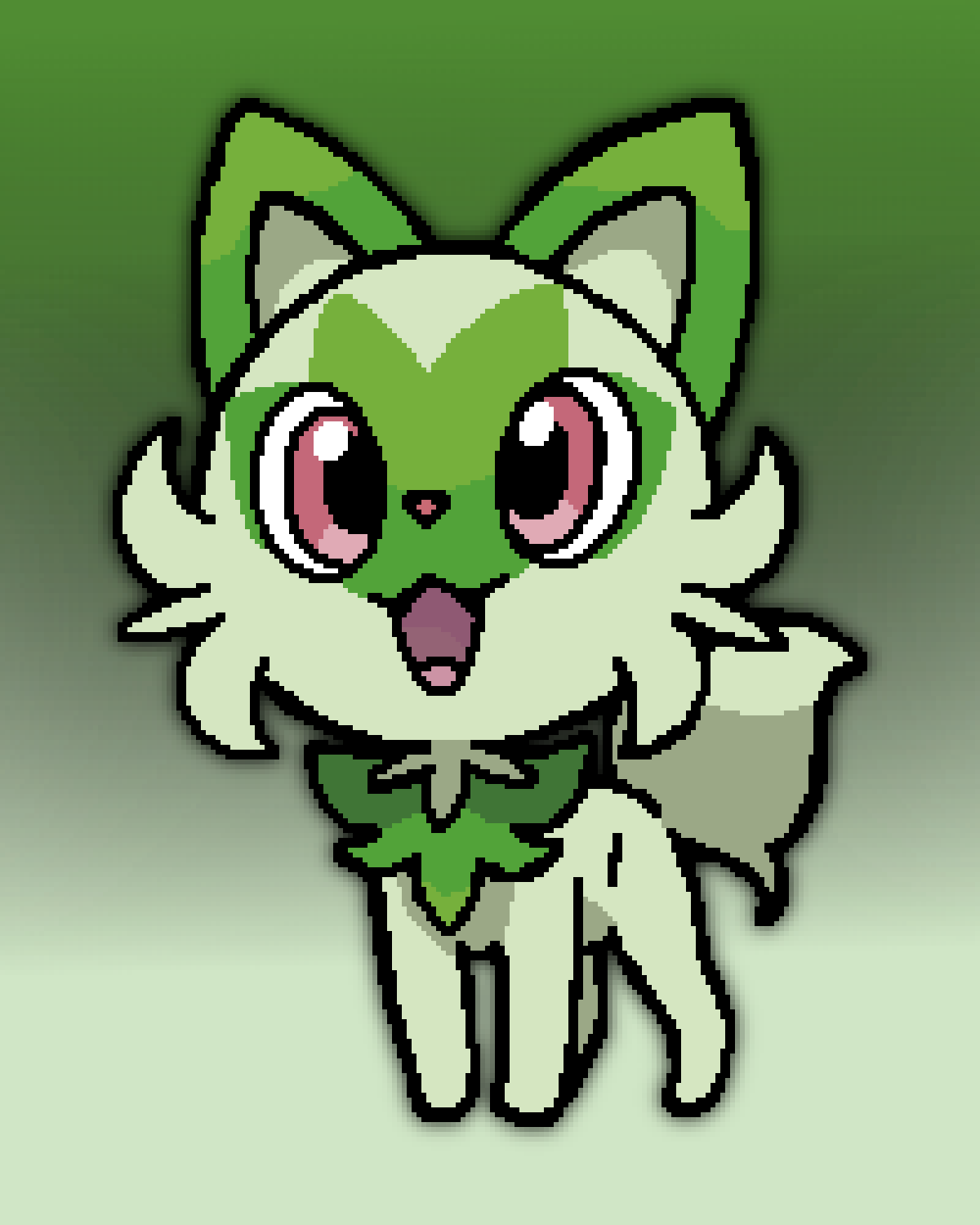 Pixilart - Sprigatito by Yuki-Hoshiko