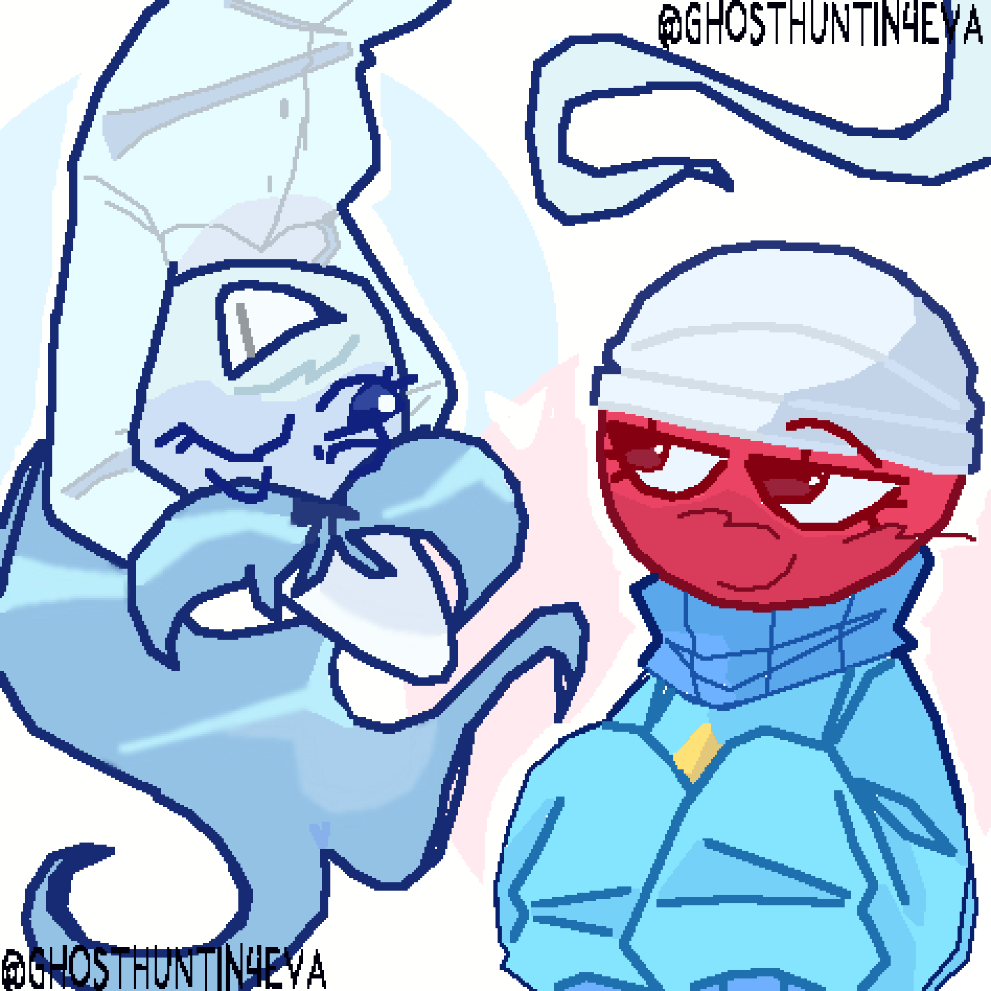 GiGi and Ghosth by GHOSTHUNTIN4EVA - Pixilart