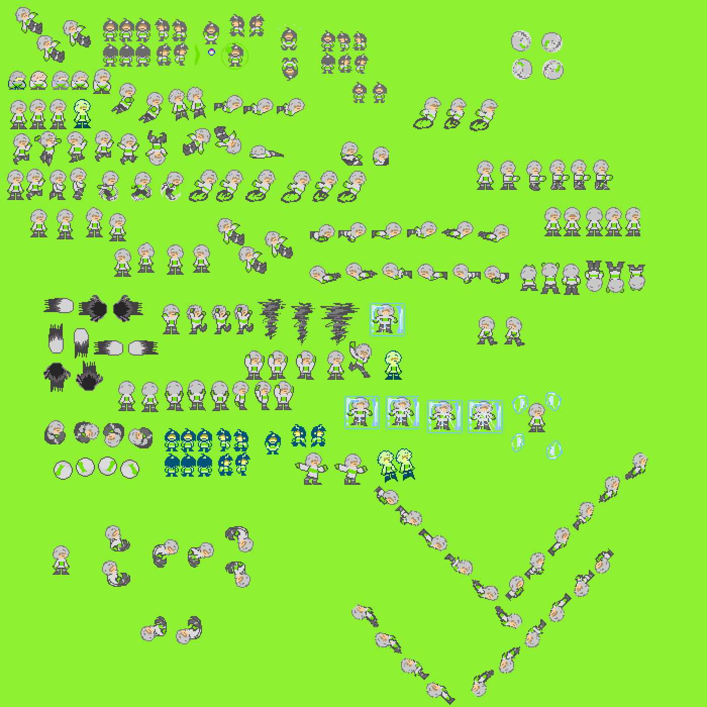 Pixilart - All Basic Grey Sprites (Offical) by Cosmogos