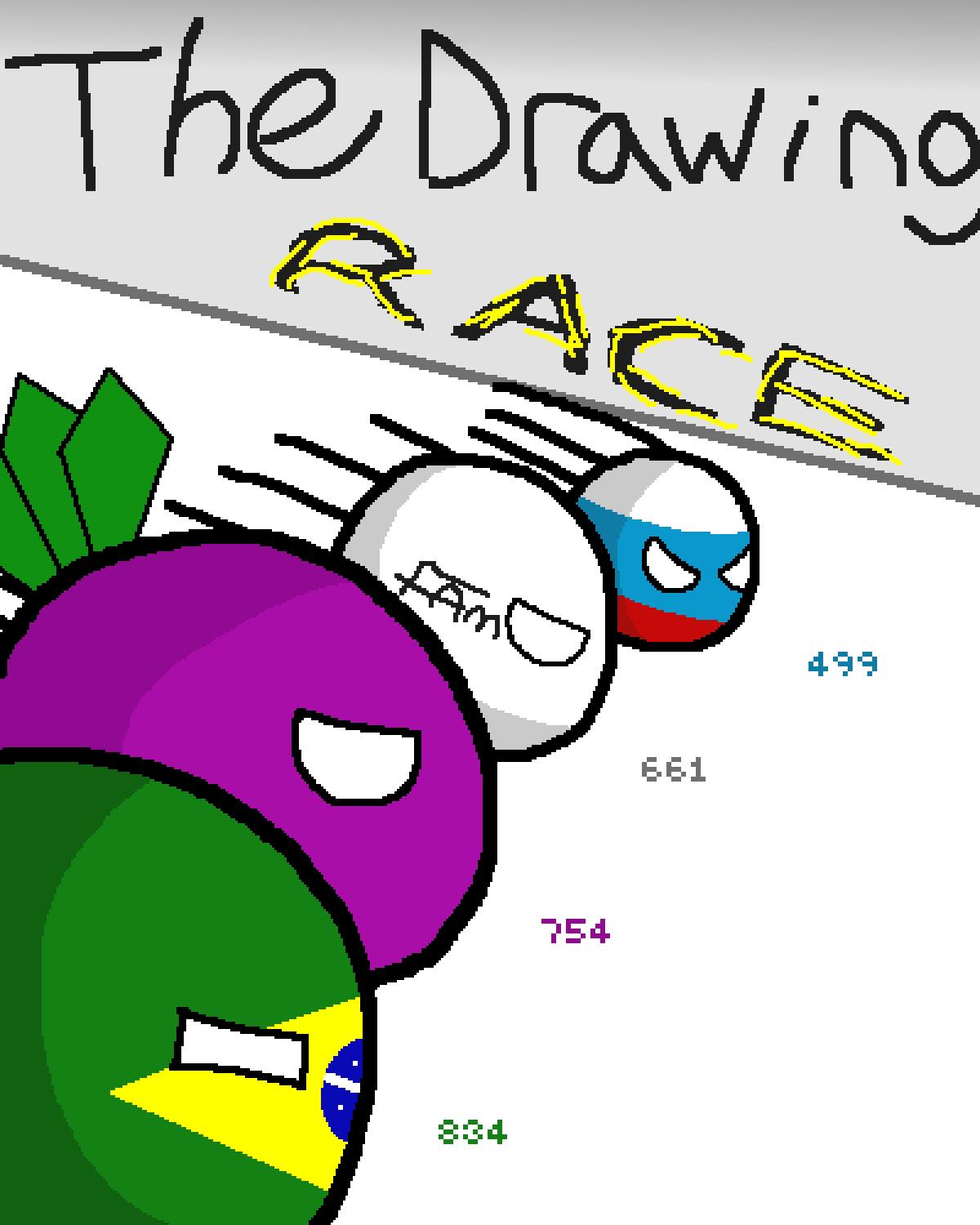 Pixilart - THE DRAWING RACE by ReichSlayer201