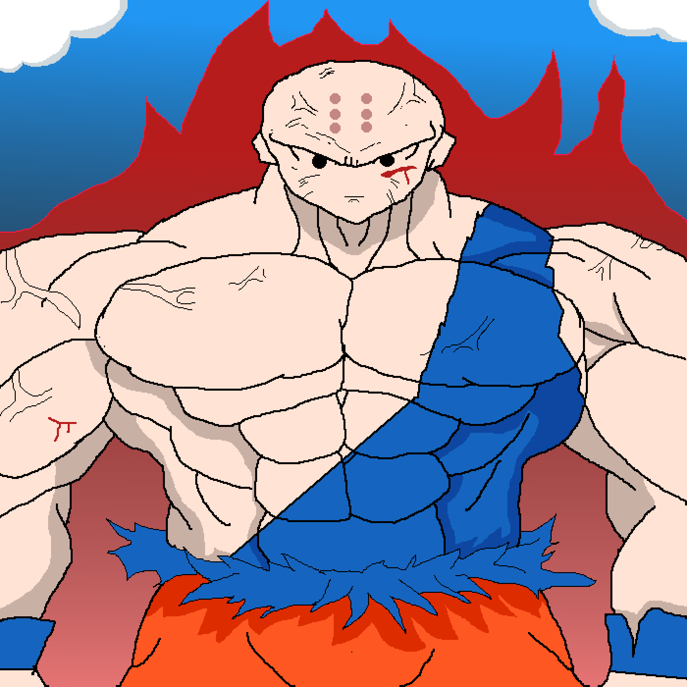 Pixilart - Krillin Max Power by swordmenZoro