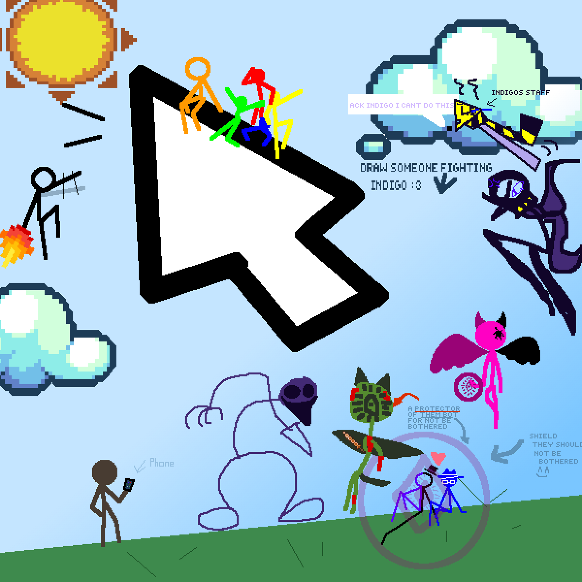 Pixilart - add your alan becker oc! by sky505