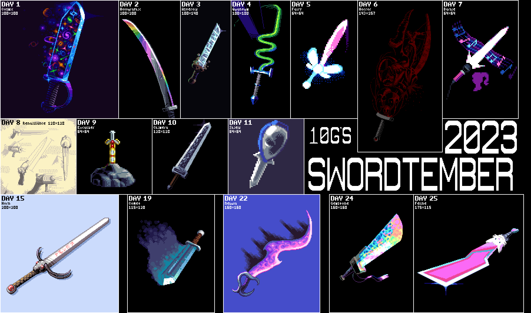 Pixilart - Swordtember 23 by 10Gpixels