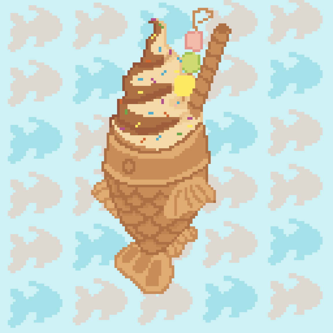 Pixilart - Ice cream cone by BluRogue
