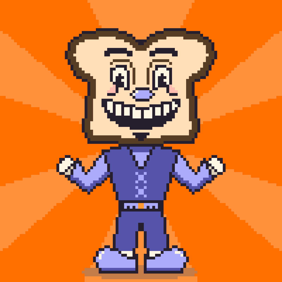 Pixilart - Toast Head by HotFudgeBrony