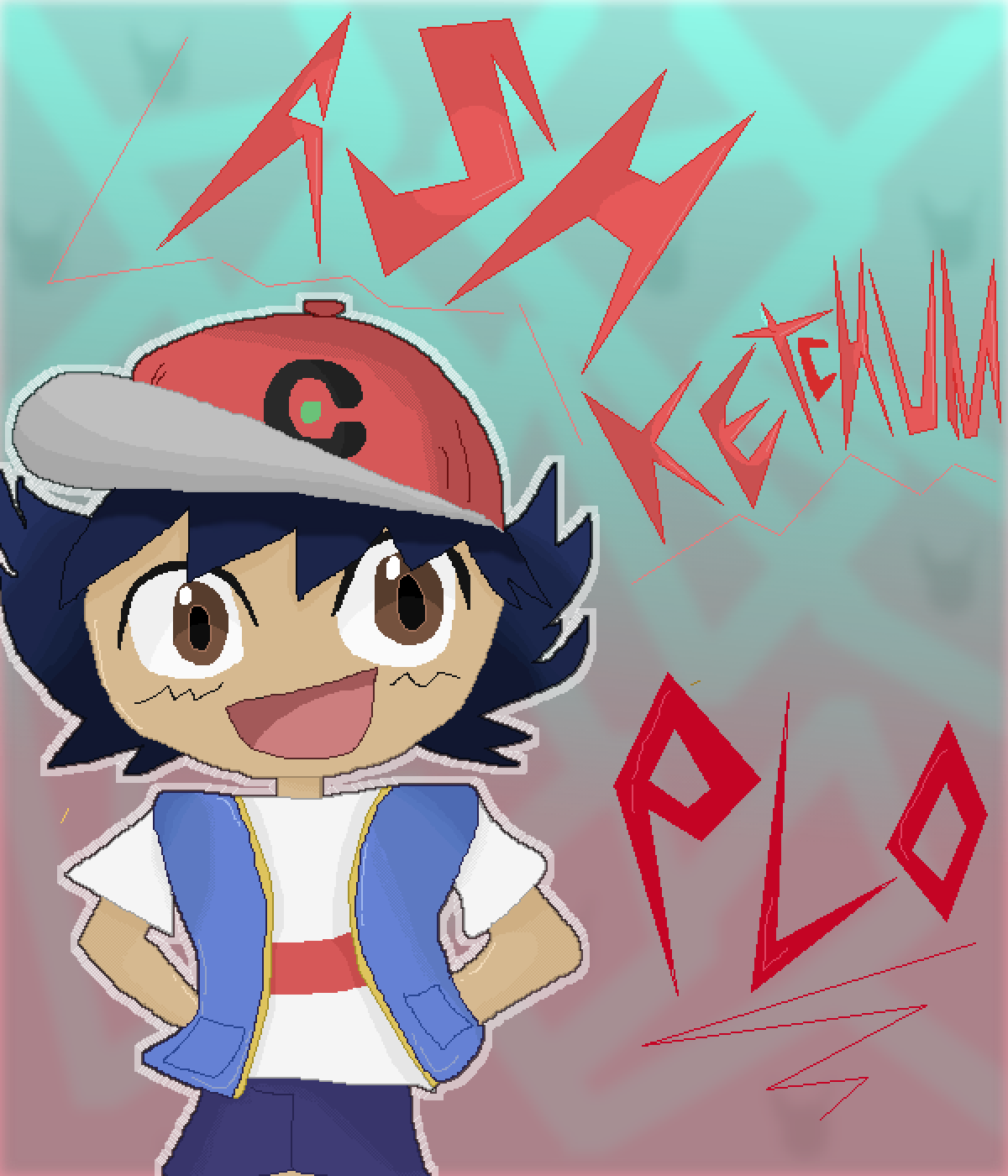 Pixilart - ASH KETCHUM ALL by Silly-Demon