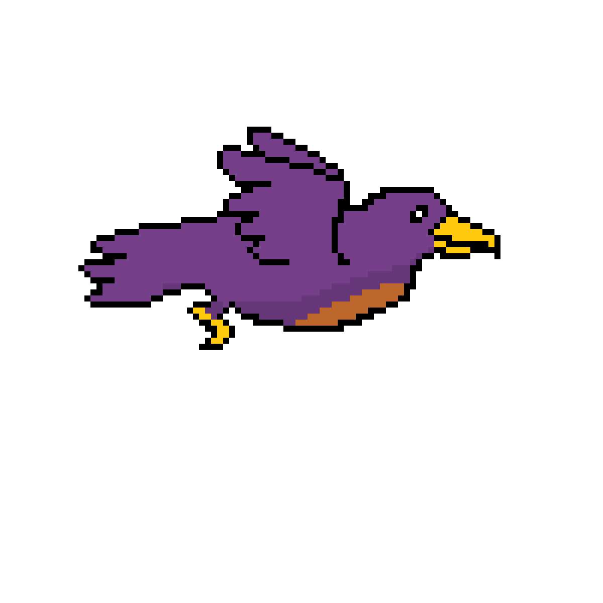 Pixilart - Soaring Bird by Critical07