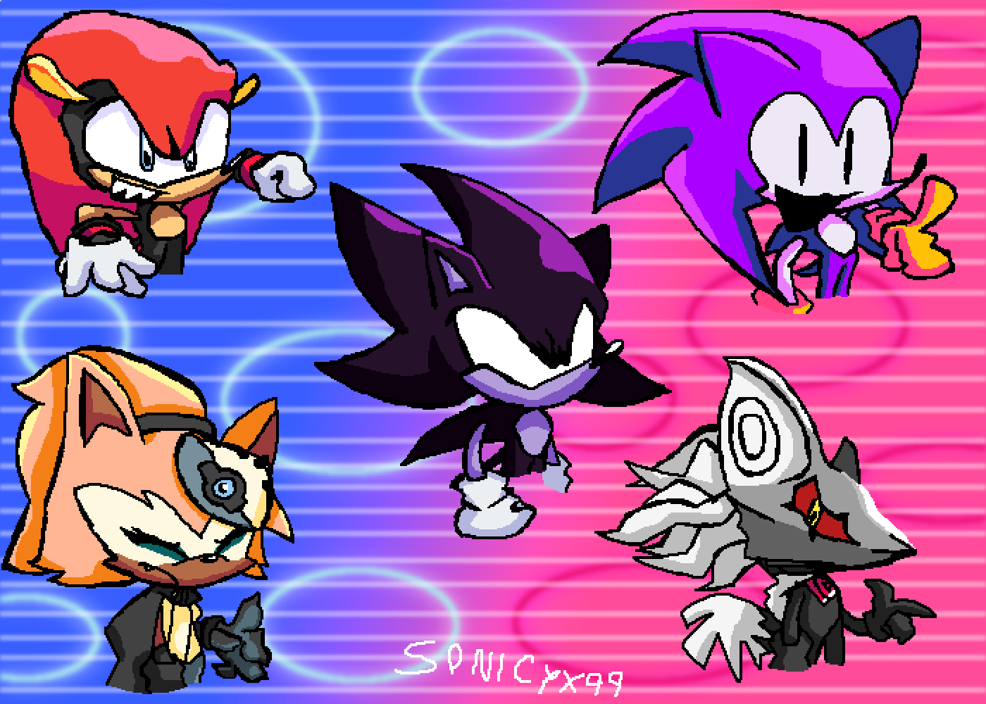 Sonic Character by Sonicyx99 - Pixilart