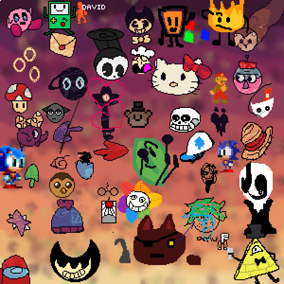 Pixilart - KEEP ADDING CARTOONS (or characters) by EZ-to-draw