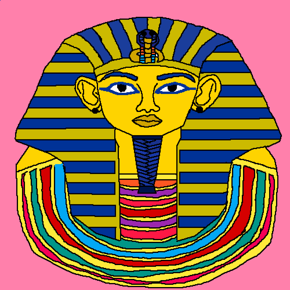 Pixilart - King Tutankhamun base/collab! by RainbowWolfy123