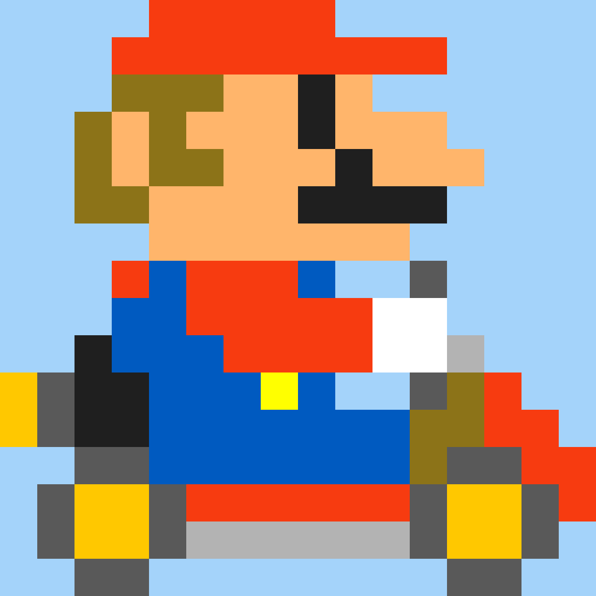 8 Bit Mario Kart Characters