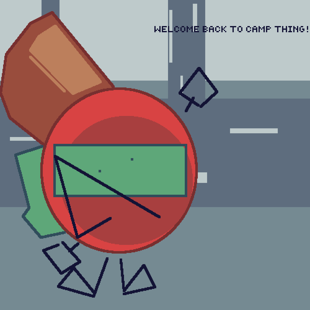 Pixilart - 💣🍒Camp Thing Challenge 4🍒💣 by Arcany
