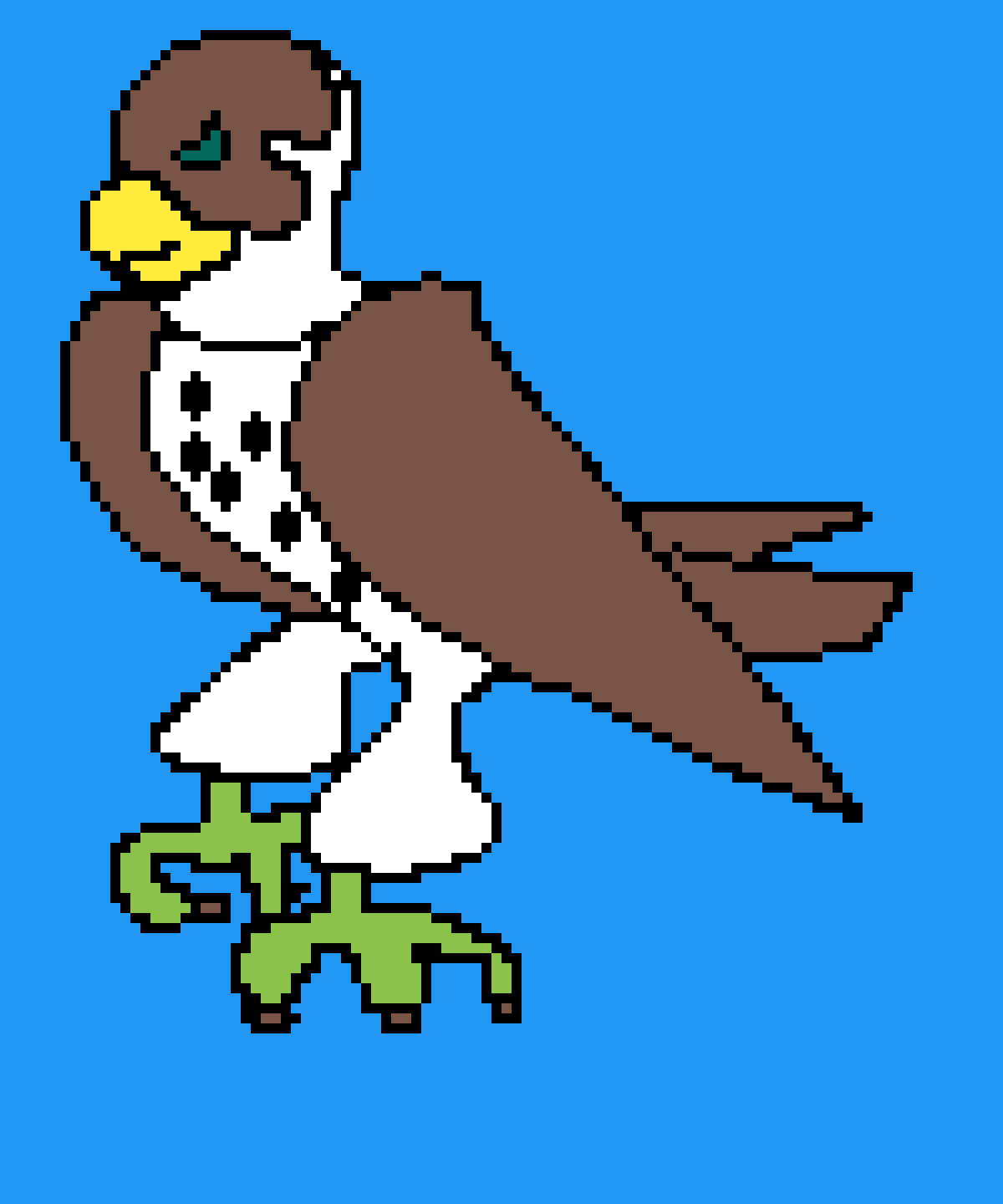 Pixilart - Saker Falcon by Mikesmulkowski