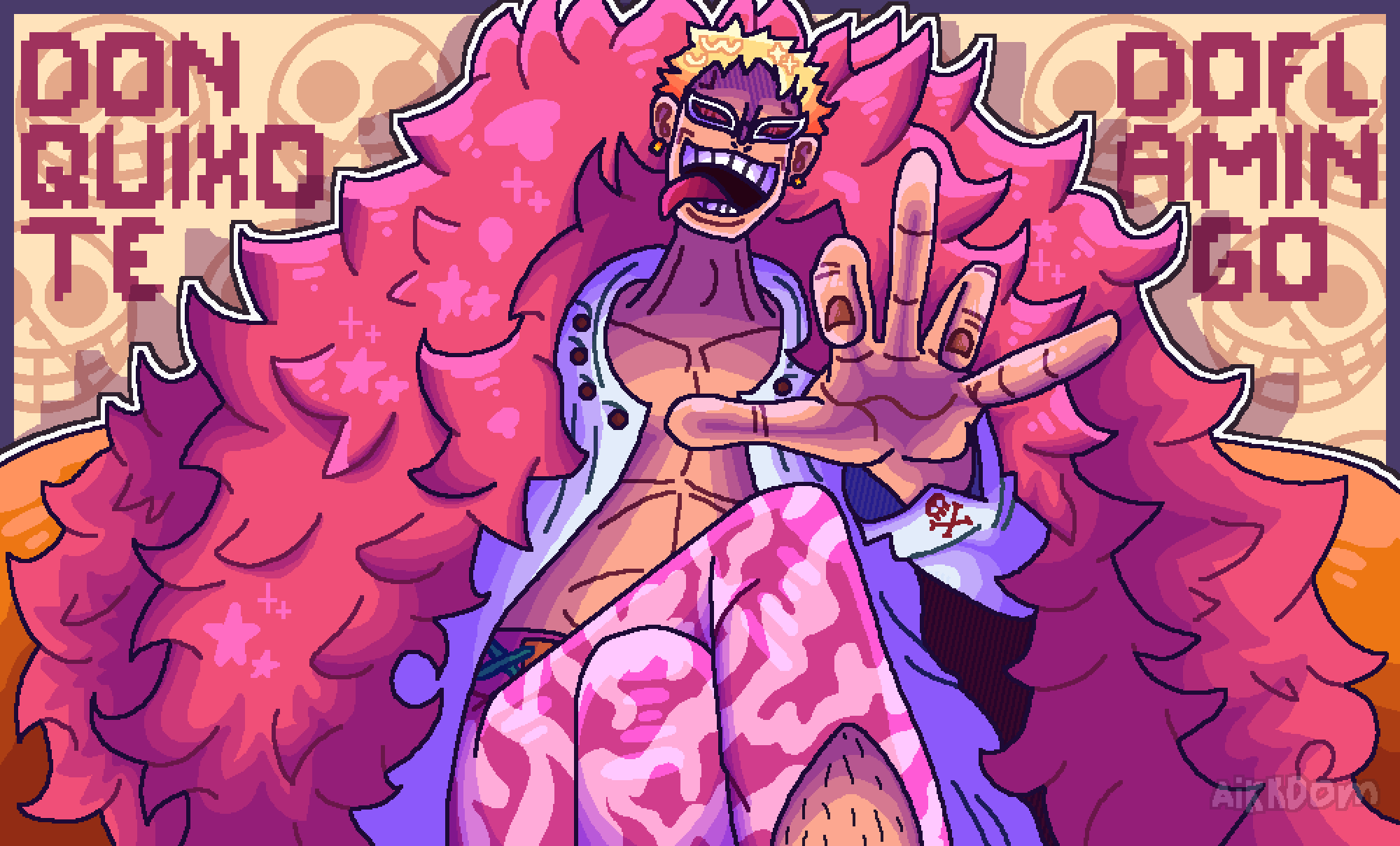 Pixilart - Donquixote Doflamingo by Aikkdom