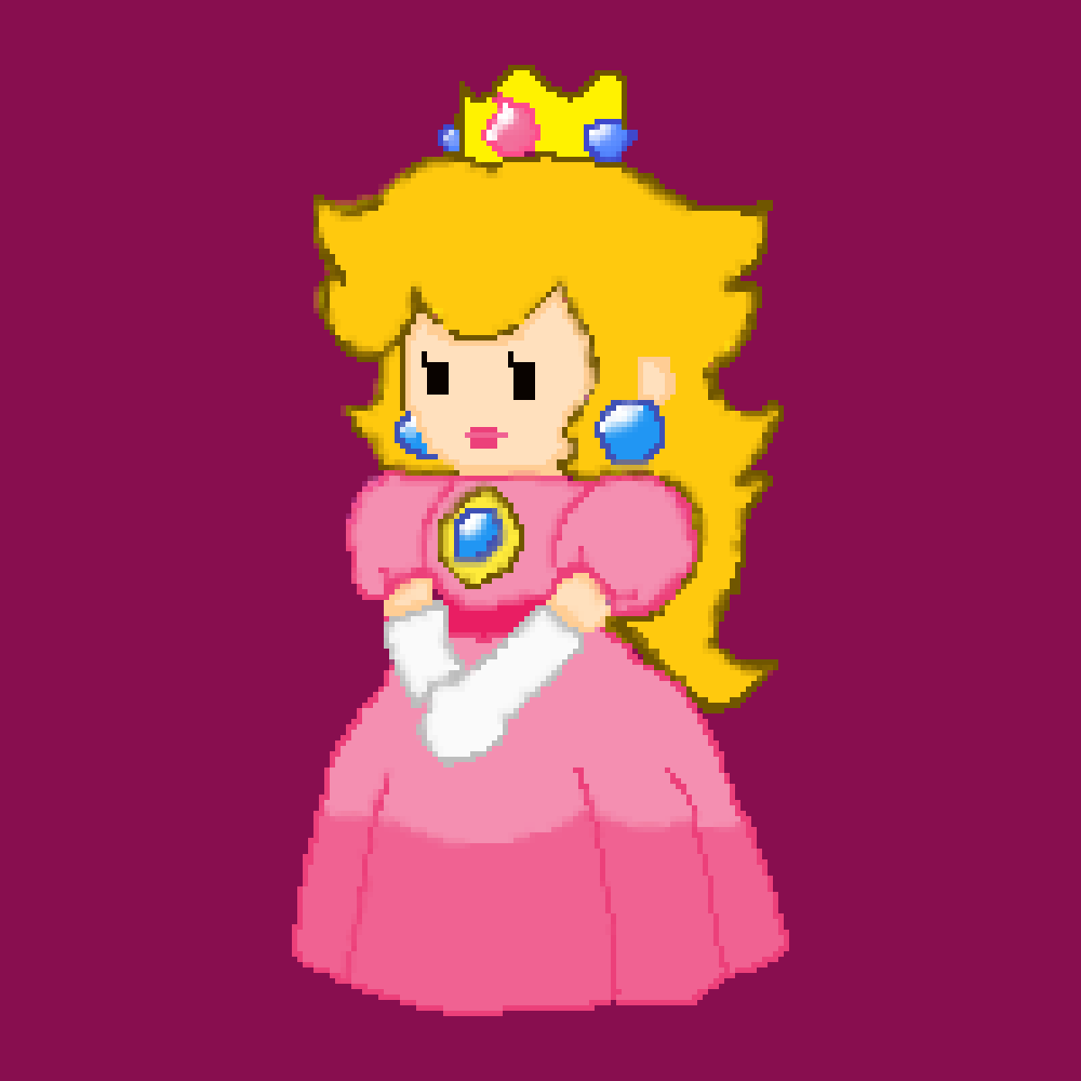 Pixilart - Princess peach by baddiedonut