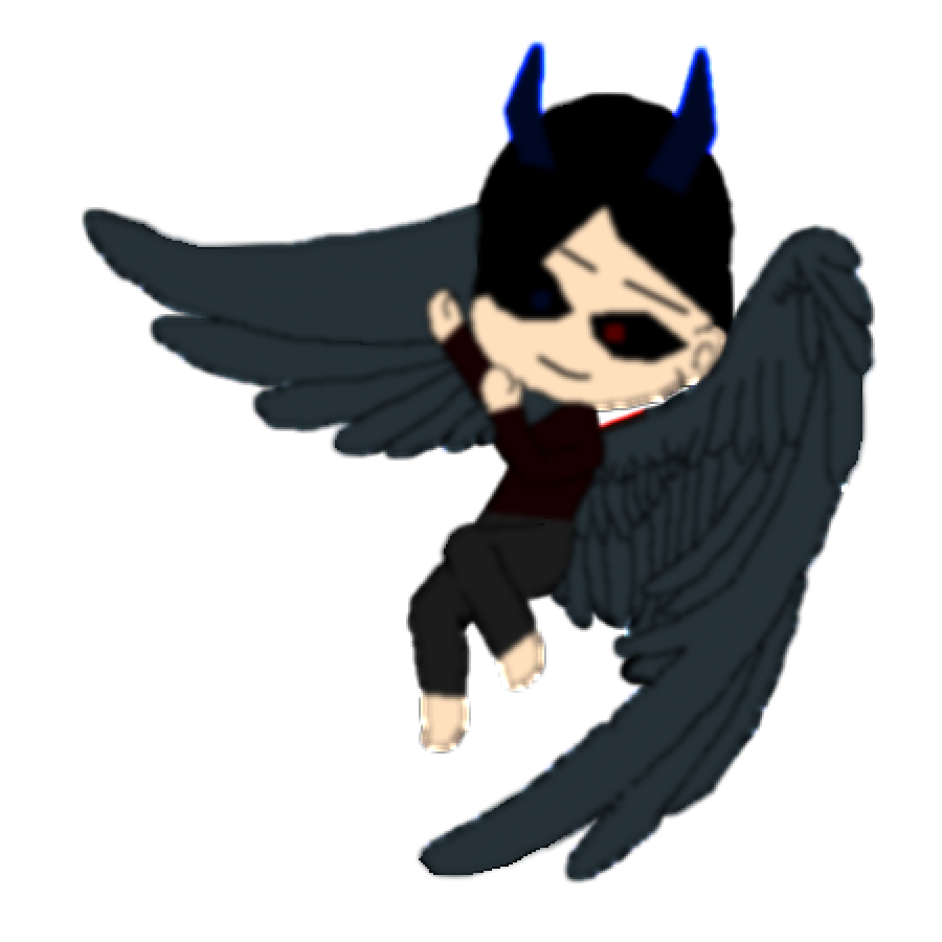 Pixilart - Falling Angel Gacha Base by SP-old-account