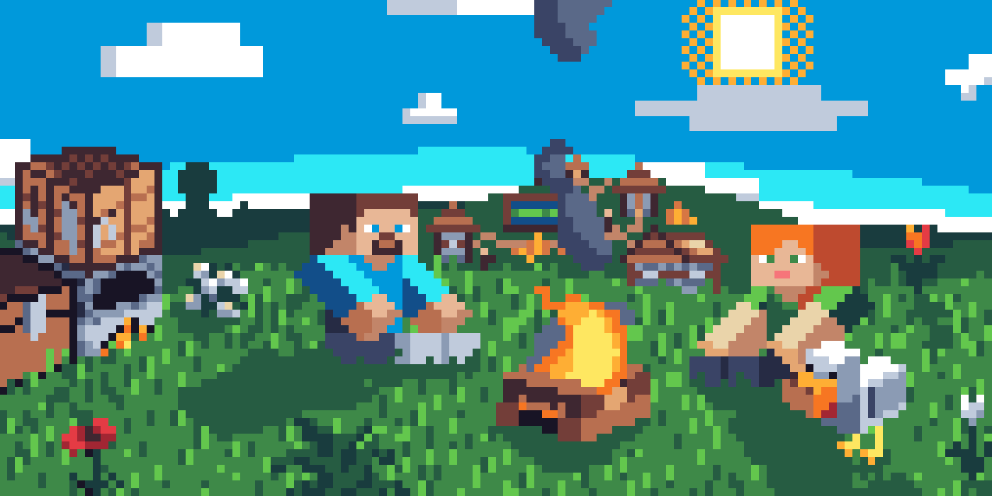 Pixilart - Relaxing MC GIF by supermj767