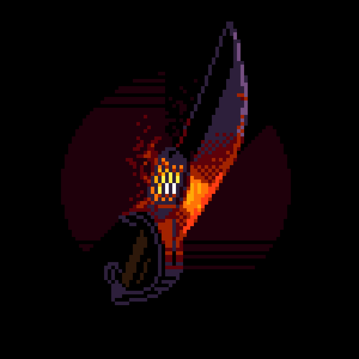 Pixilart - Lantern Blade by 10Gpixels