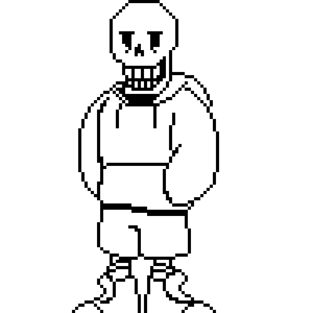 Pixilart - Papyrus Base by lemoon