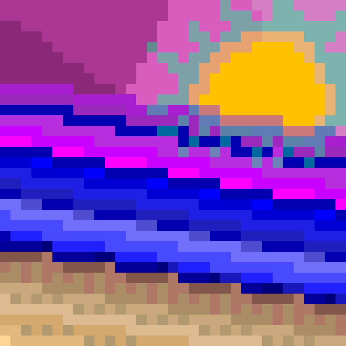 Pixilart - Simple landscape by Zerona