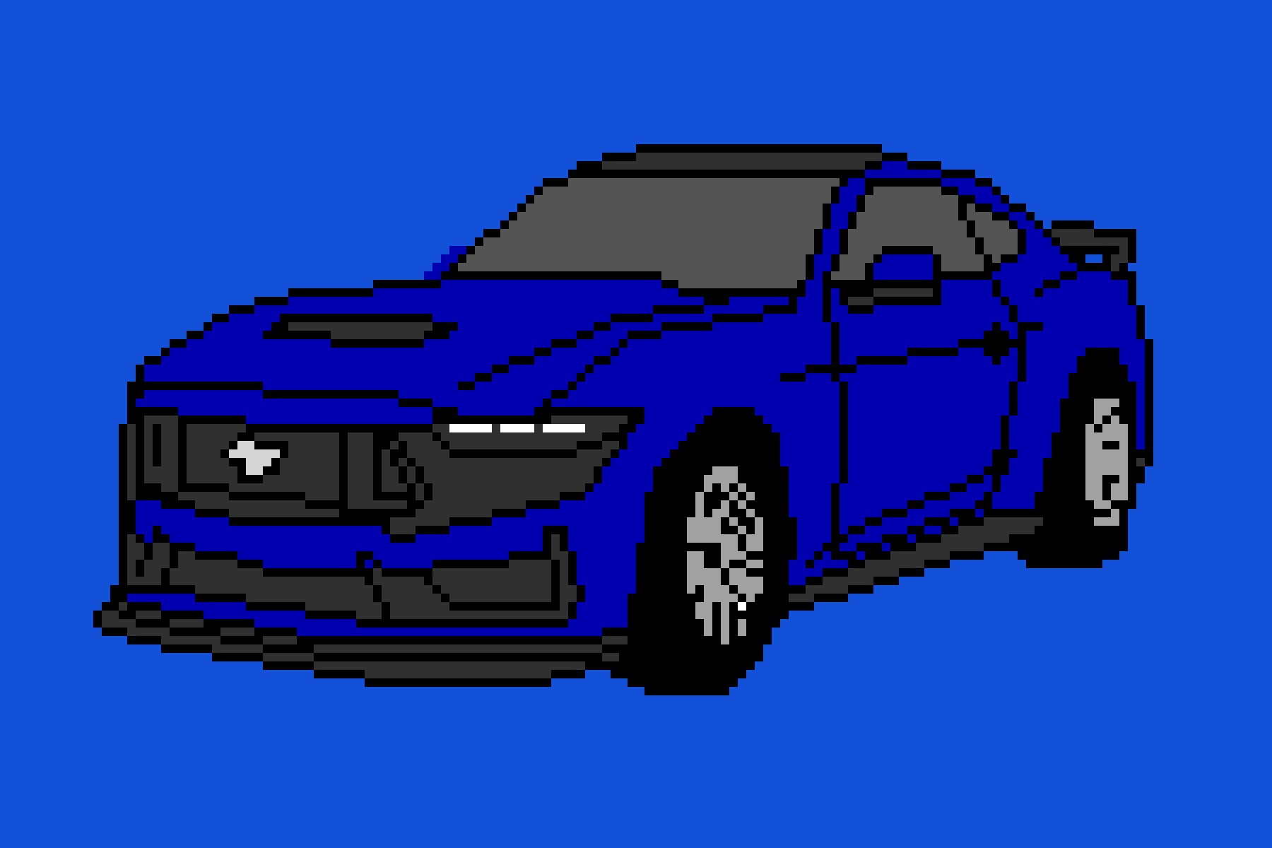 Pixilart - Ford Mustang Dark hores 2024 by bmw-boy