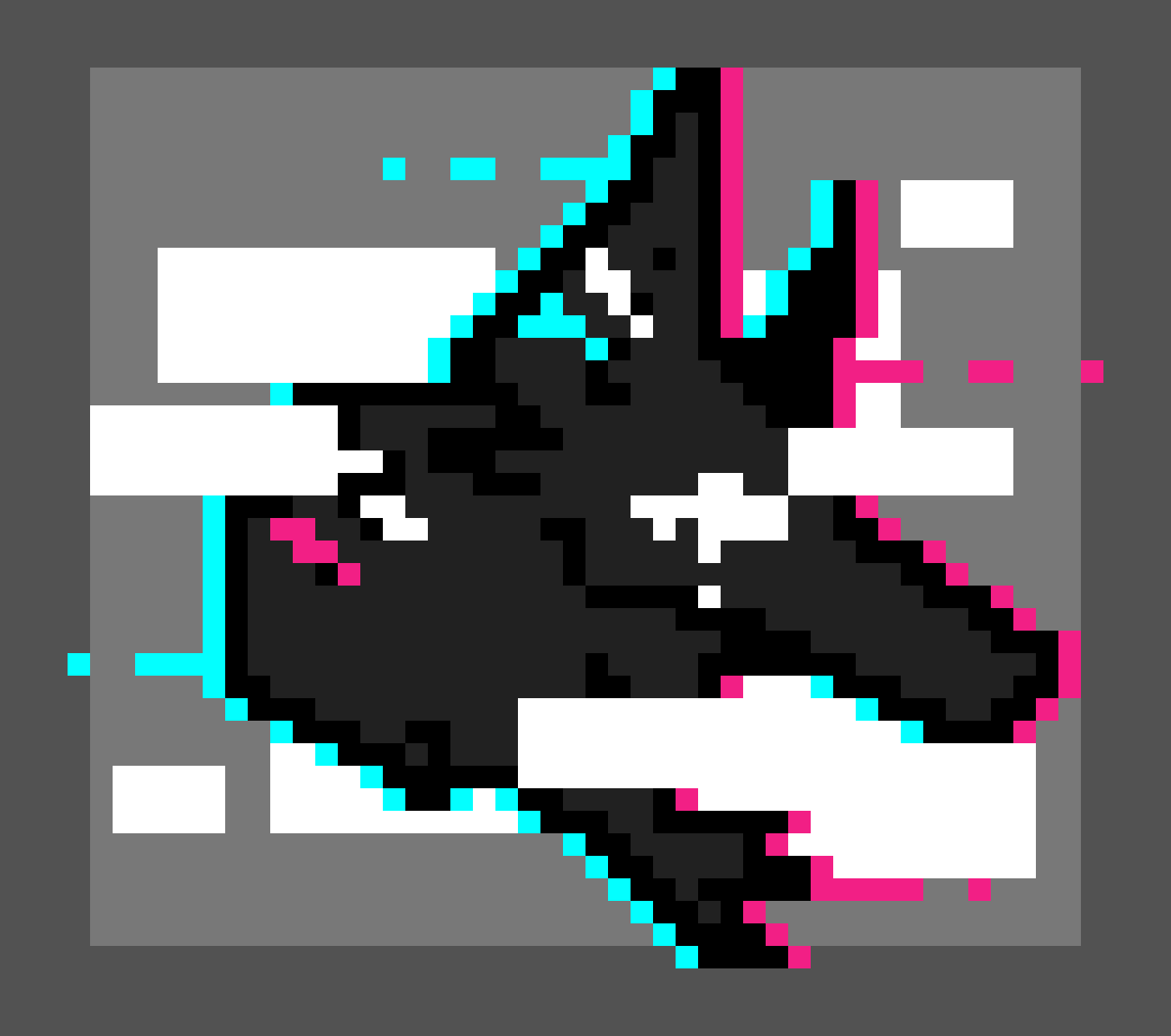 Pixilart - glitch wolf by Glitch-dev