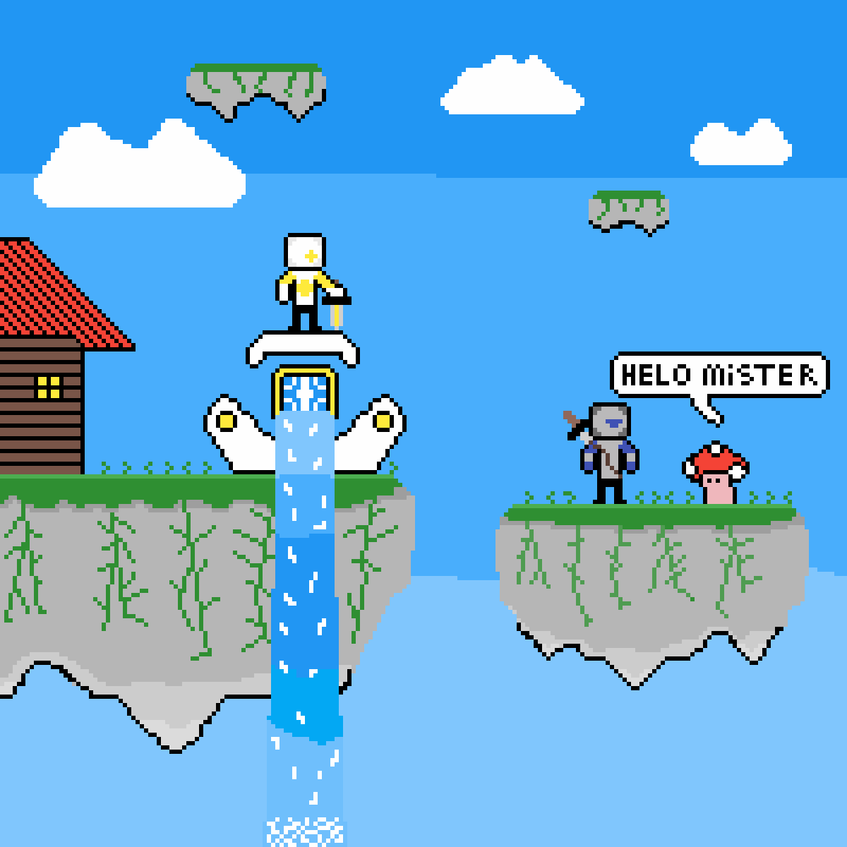 Pixilart - land in ari gif by Antom