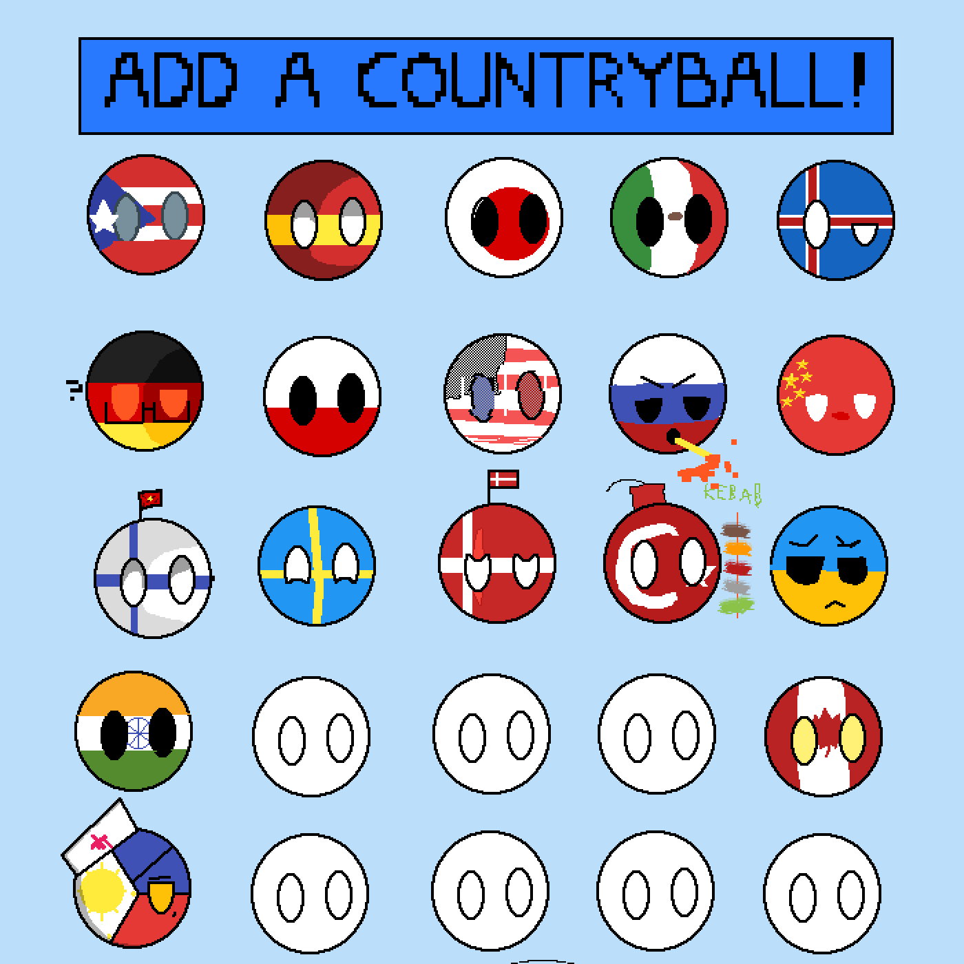 Pixilart - Add A Countryball by TheGhostStar