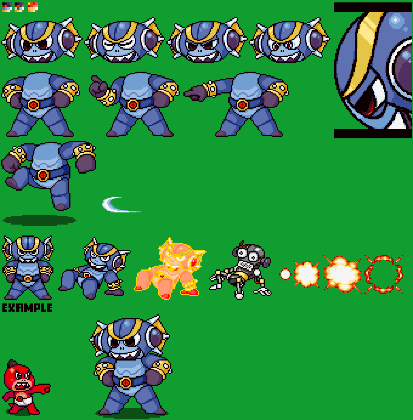 Pixilart - Martial-King sprites by Tuxedoedabyss03