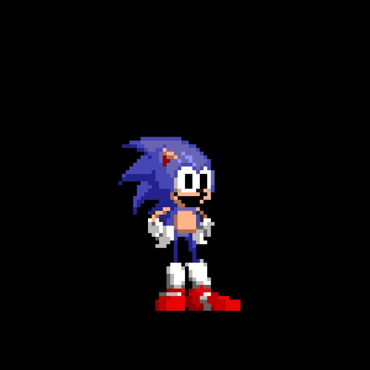 Pixilart - Rewrite Sonic by YourLocalPixil