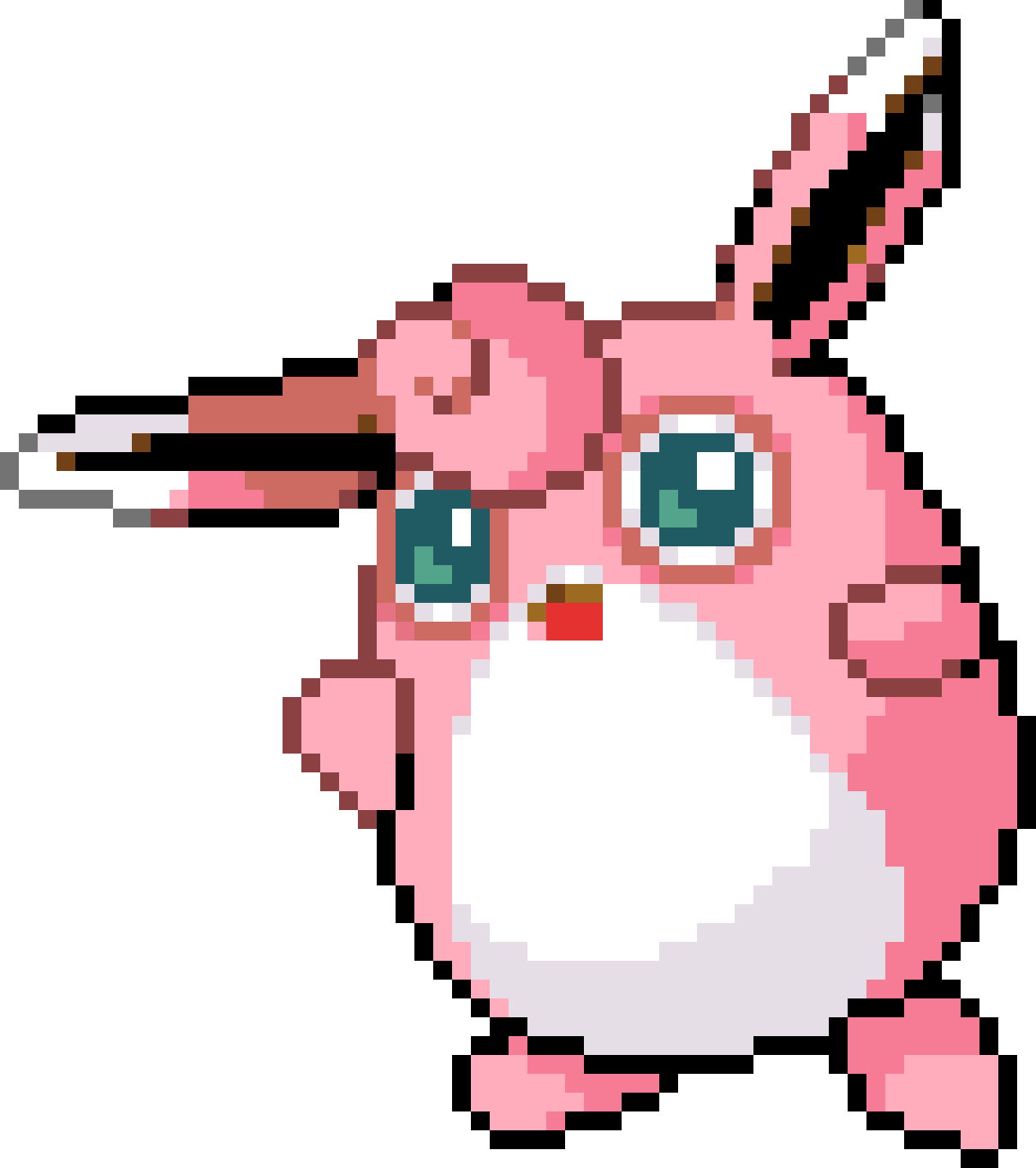 Pixilart - Wigglytuff by Pokemon-Fuser