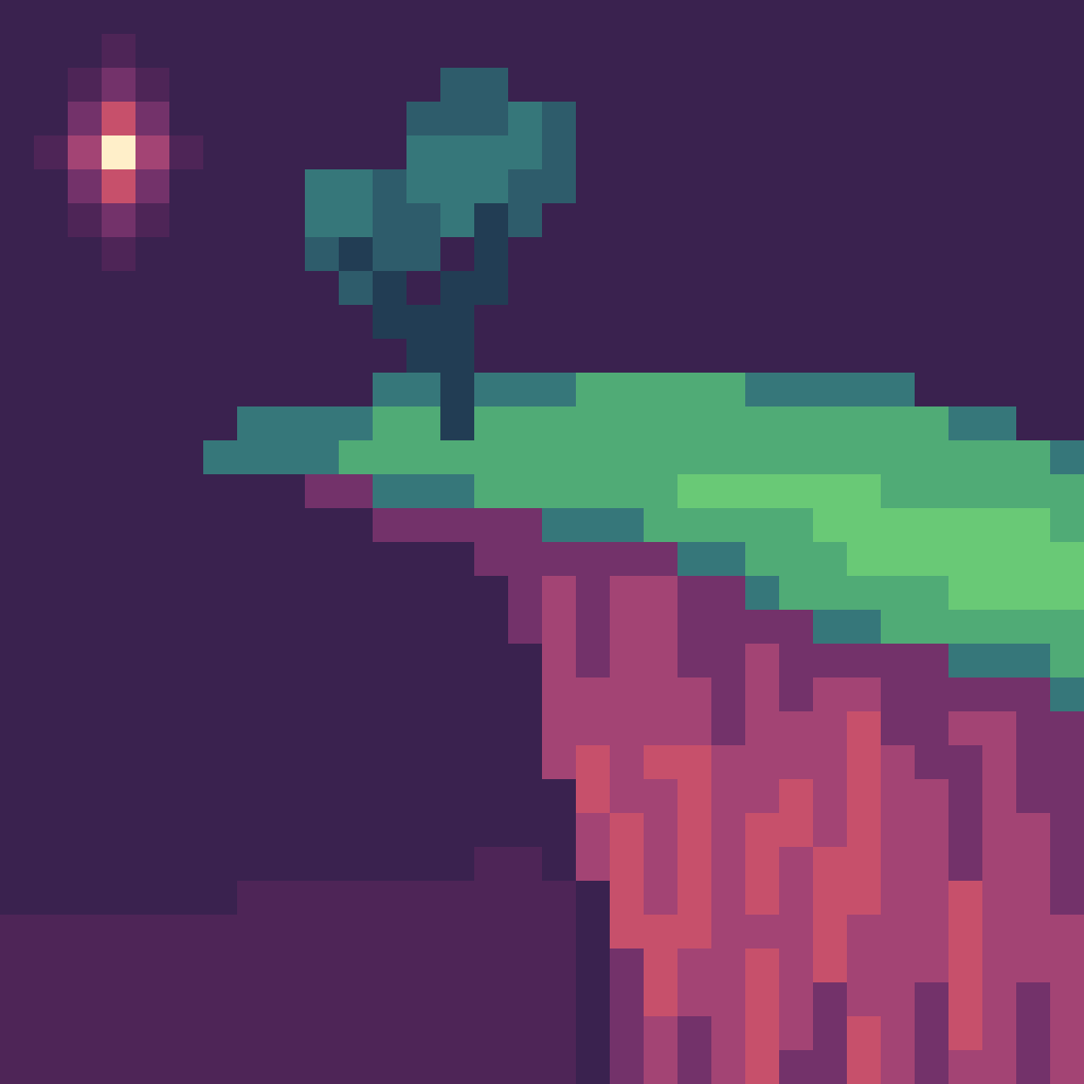 Pixilart - Cliff by PixelDuckMaster