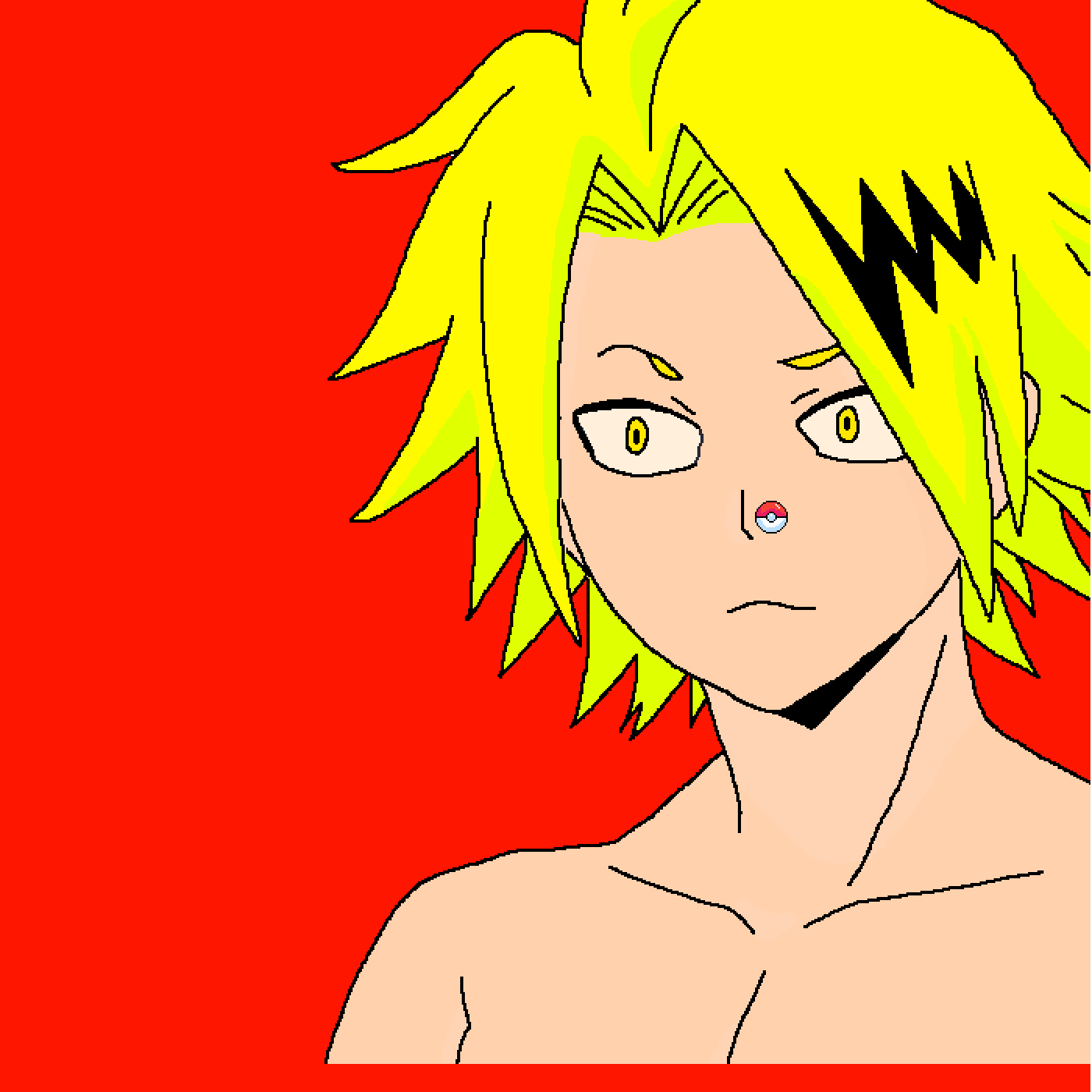 Pixilart - Denki base by bakugo24