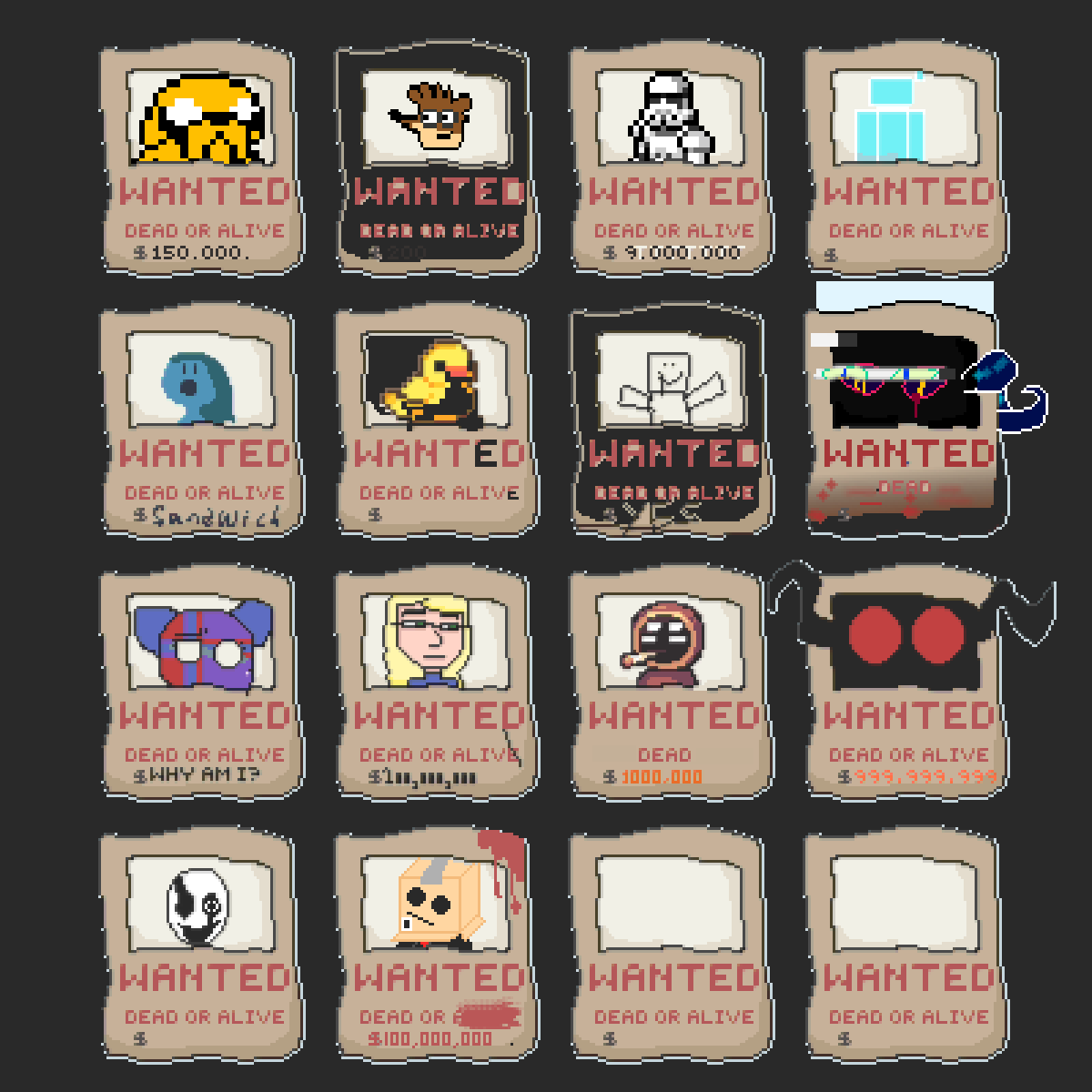 Pixilart - WANTED by Joker2