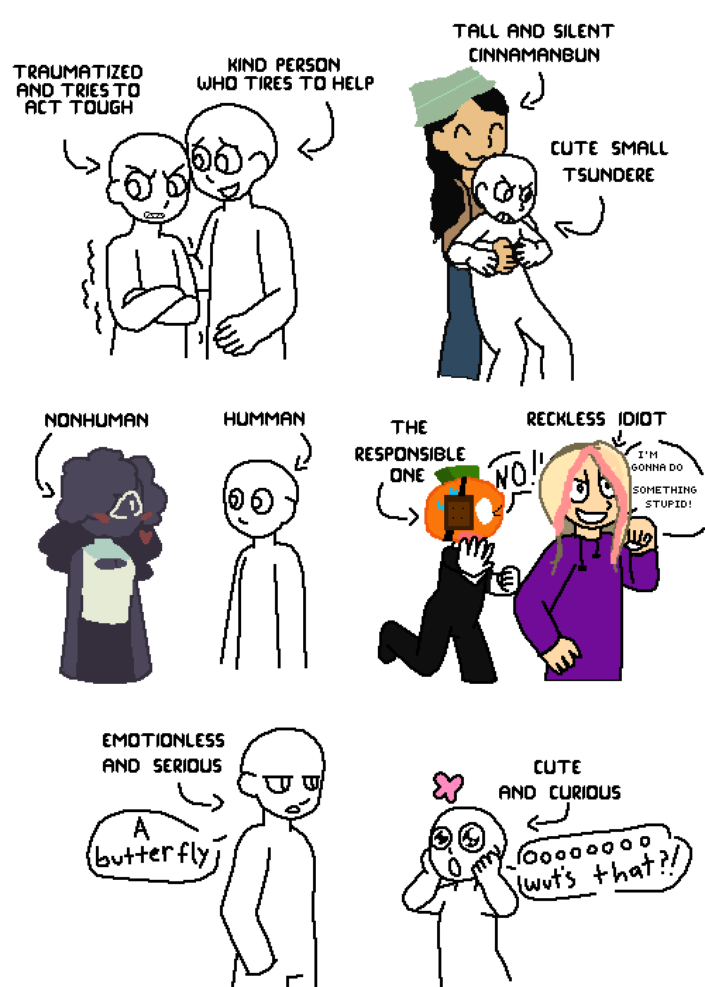 Pixilart - Types of people base! *Not mine!* by purpol