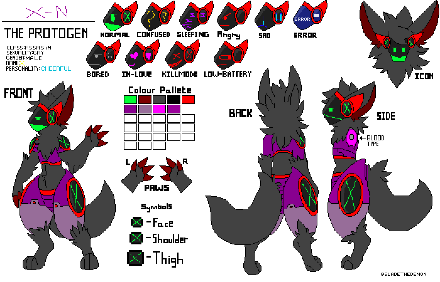 Pixilart - protogen x-n by Dragoon1847