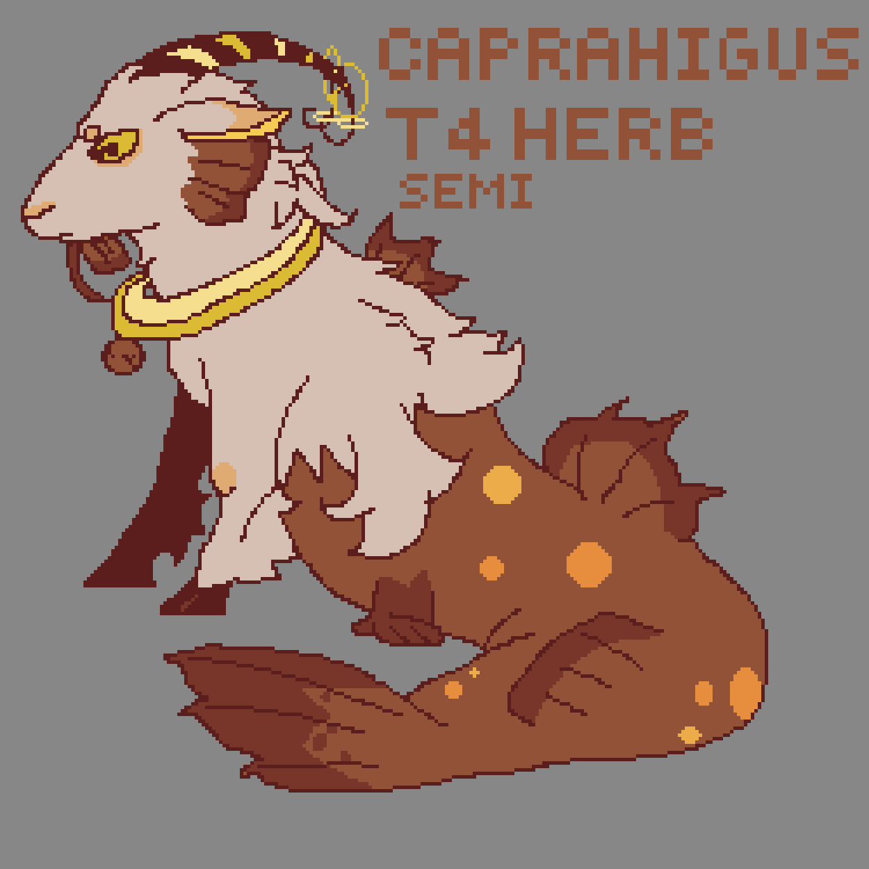 Pixilart - Capricorn creature by Alrieze1210