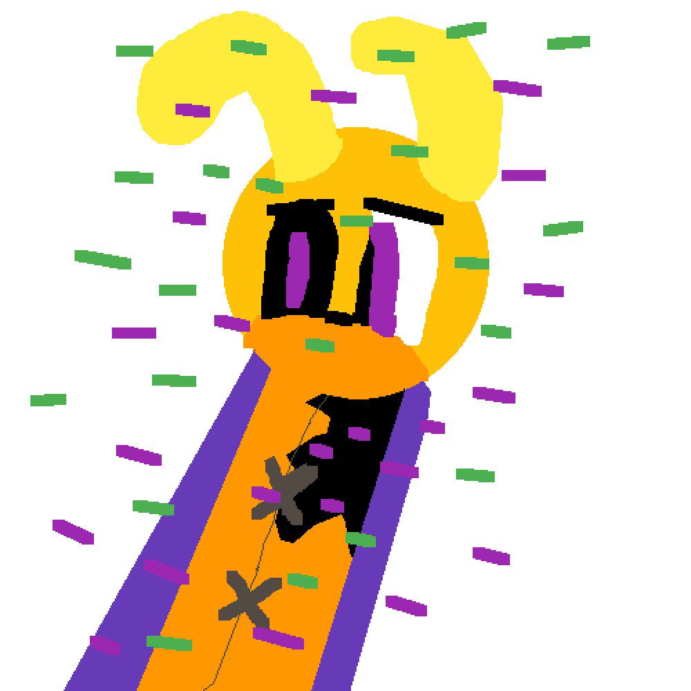 Pixilart - glitchtrap by Foxy2000and1