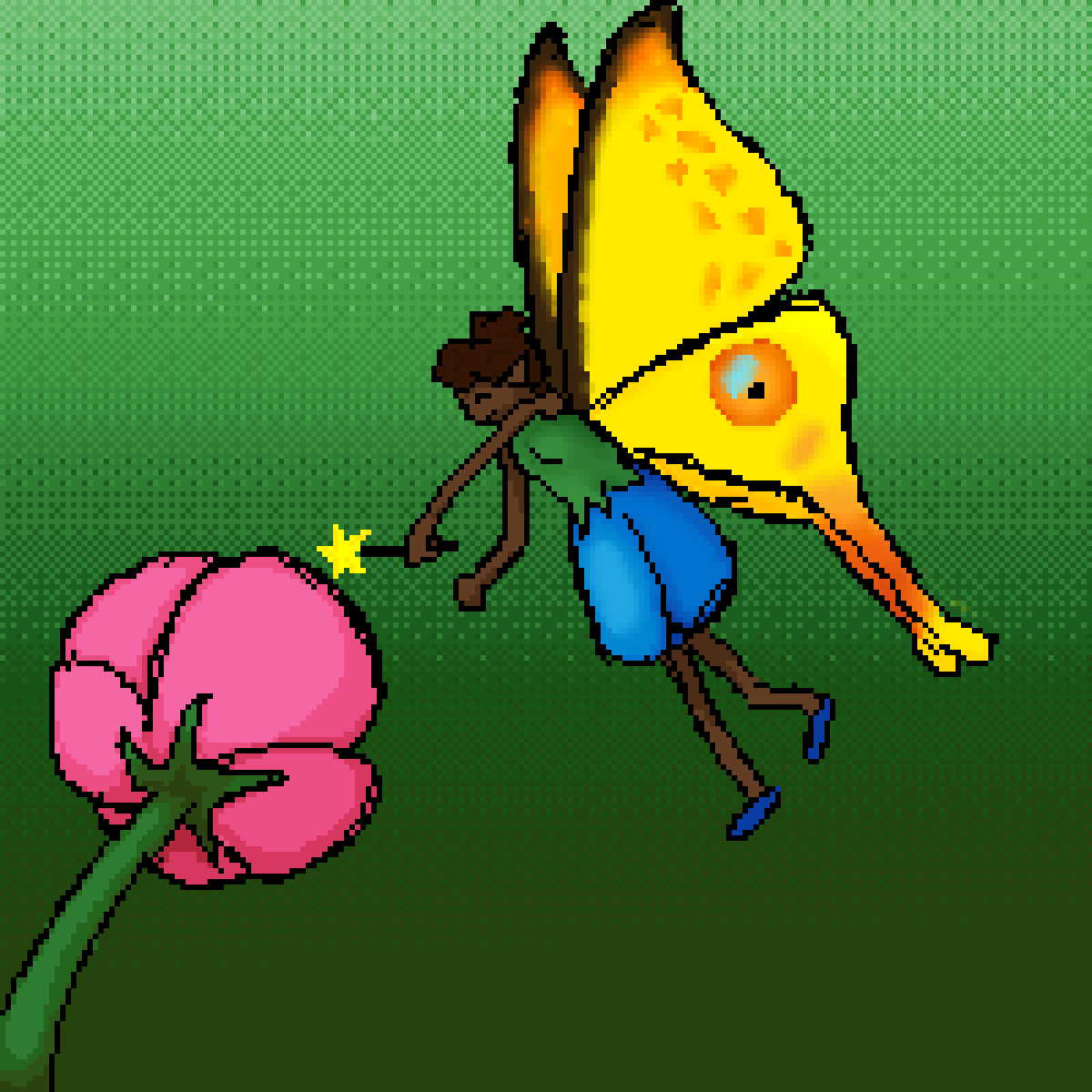 Pixilart - Comet moth Fairy :3 by Hats-9999