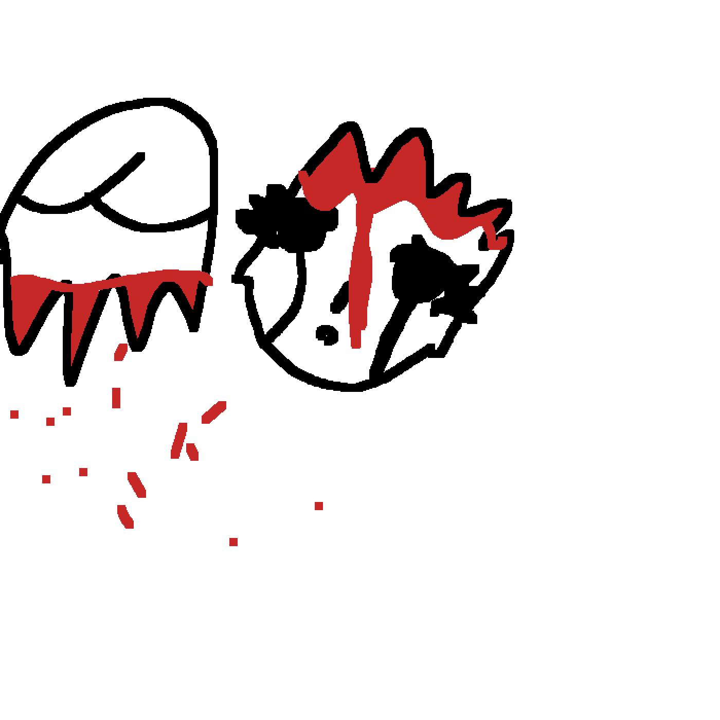 Pixilart - dead girl base by MochiUricha1287