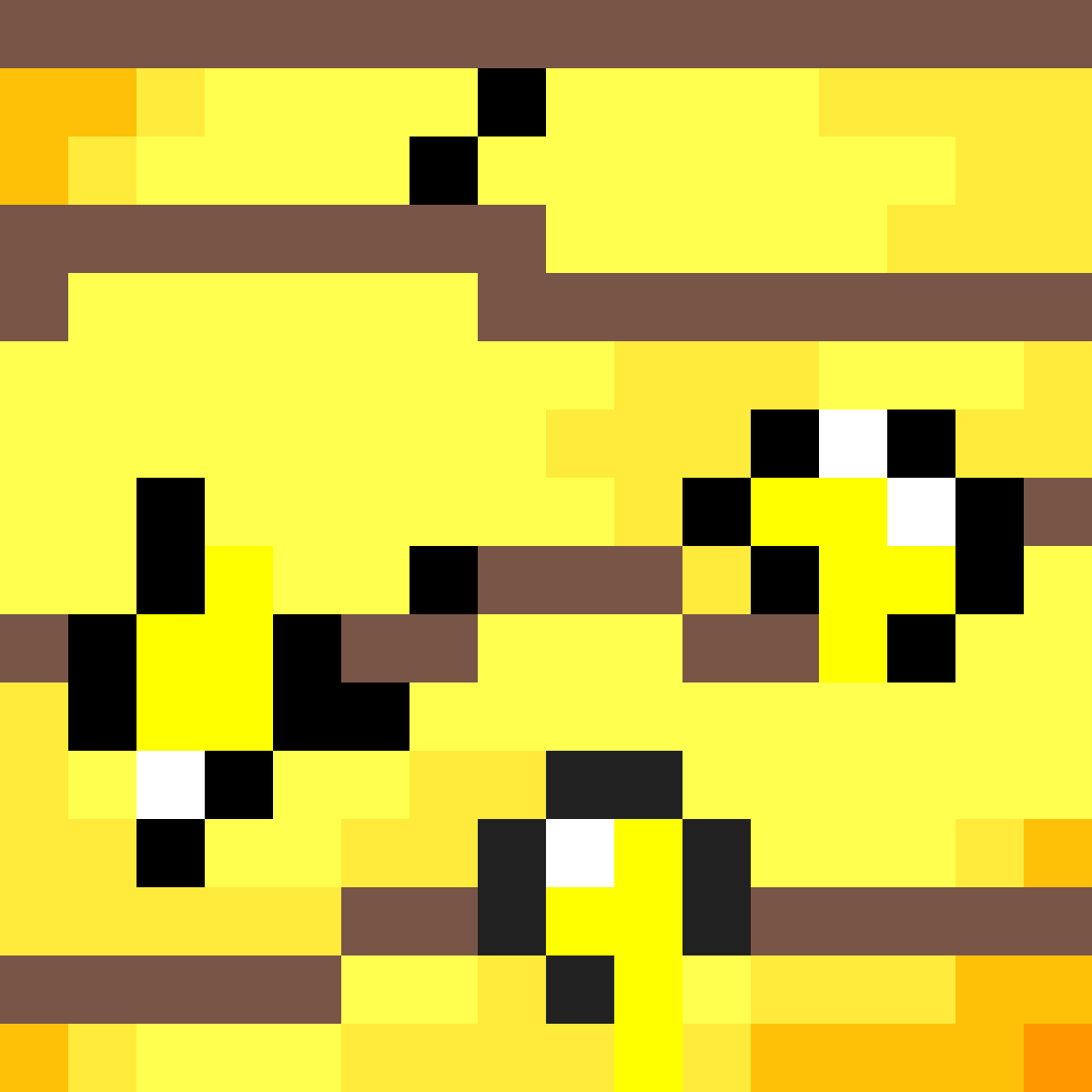 Pixilart - minecraft bee nest with honey inside my texture by Matthew2013