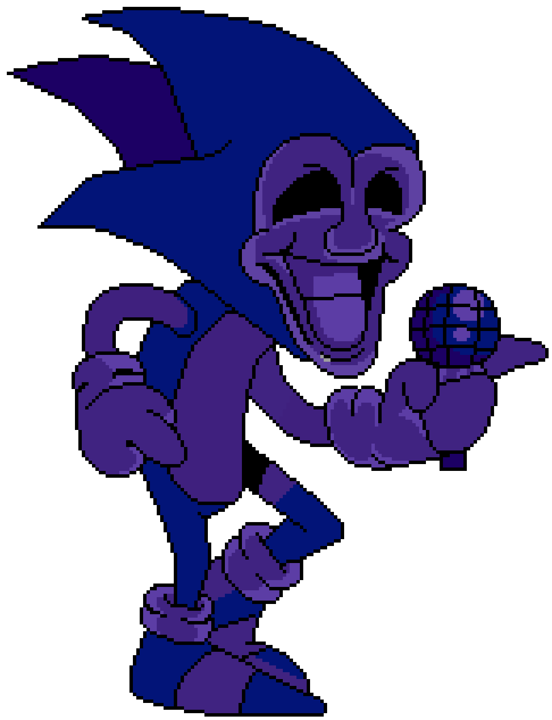 Pixilart - Old Majin Sonic Base by Bfdi-ep-maker