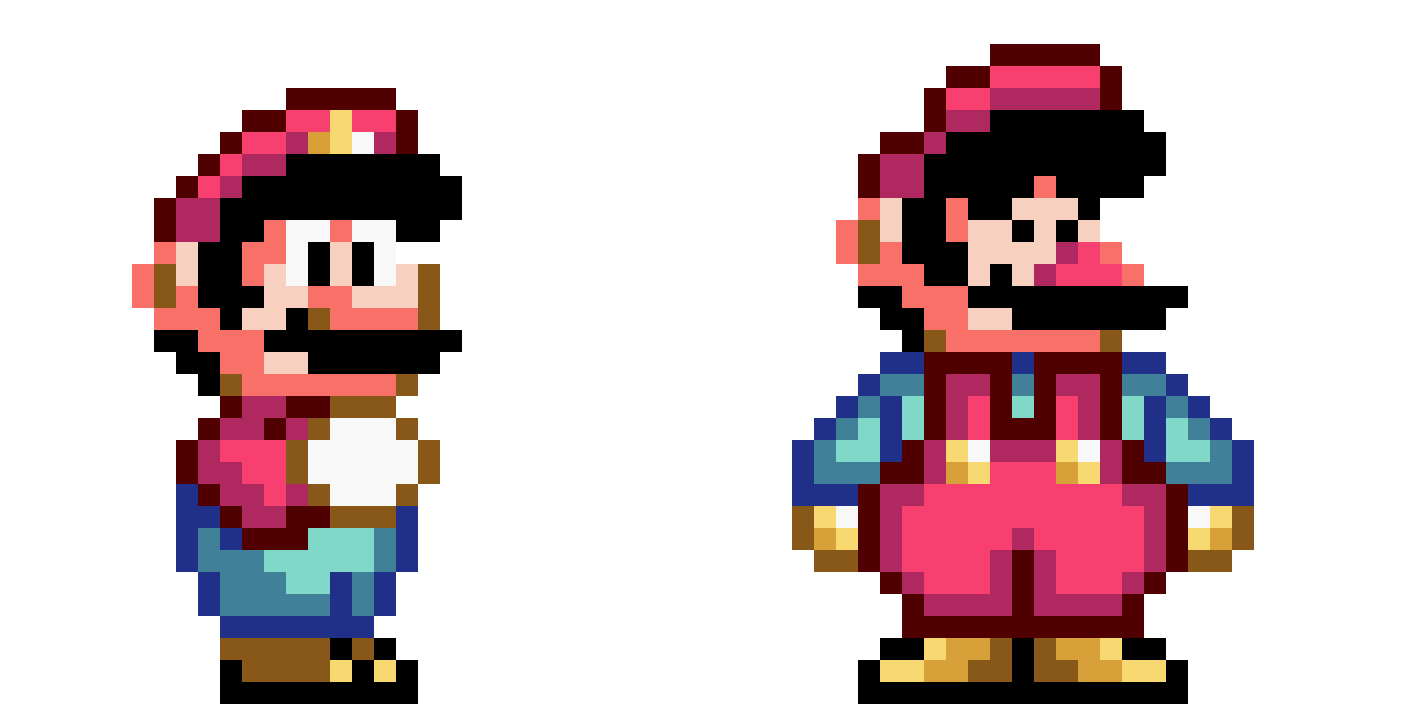 Pixilart - Super Mario World Styled Jumpman by NickB2