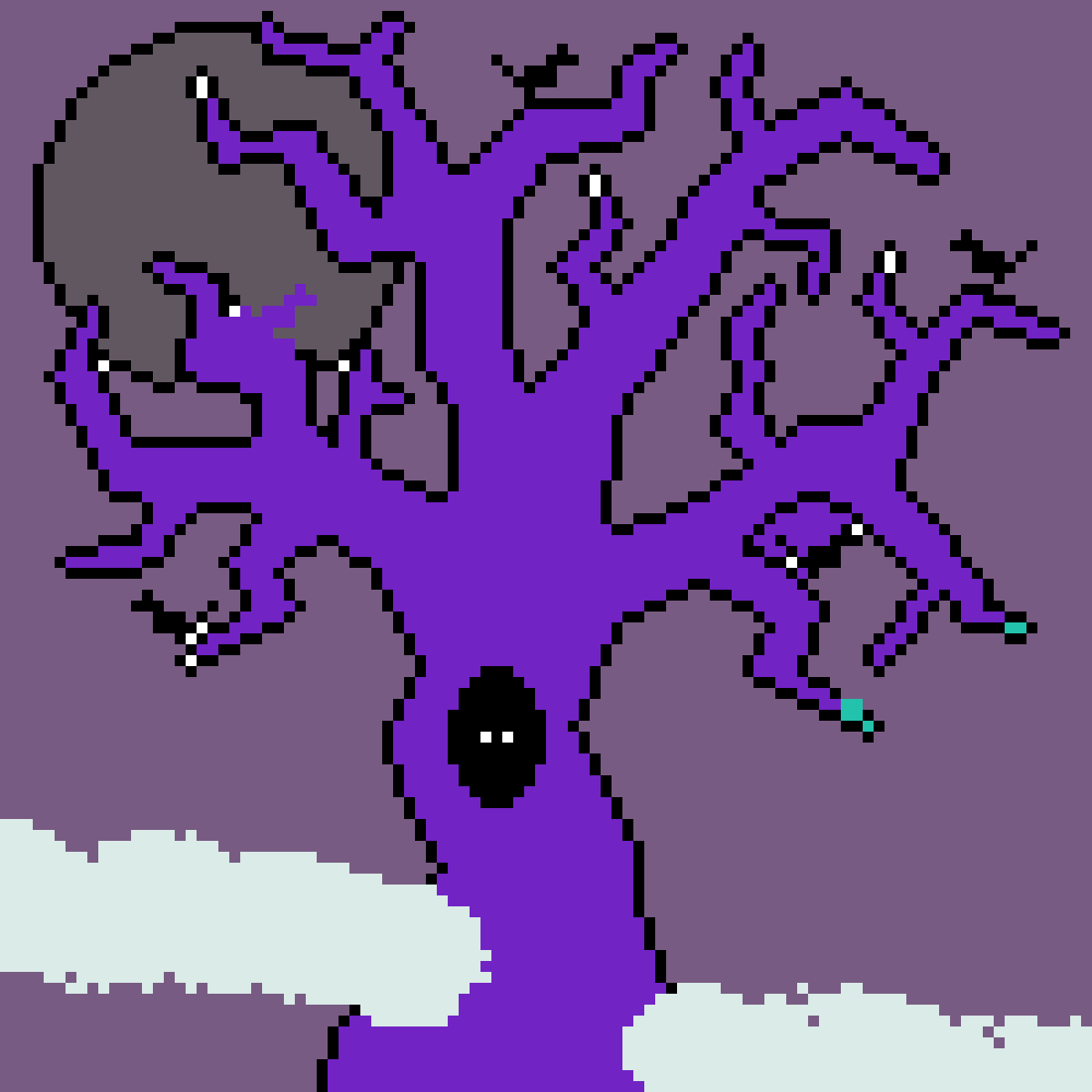 Pixilart - scary tree by Swiftie101